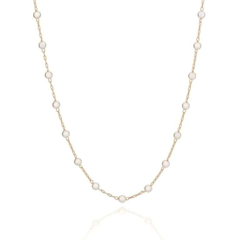 Collar Perlas Pequeñas Oro 18k | Kalila Nicholas